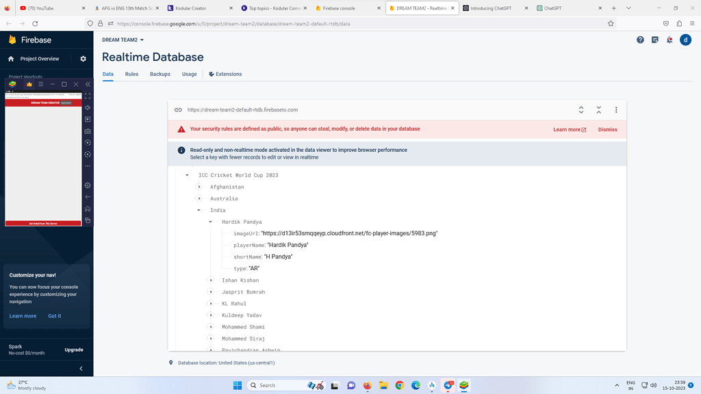 firebase data was incomplet - Discuss - Kodular Community