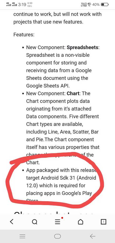 Regarding API 31 - Discuss - Kodular Community