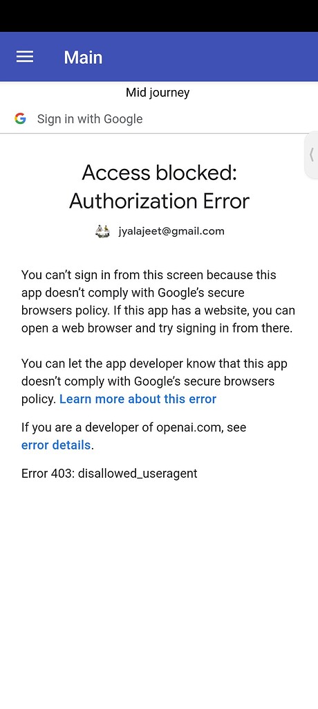 Handling Google Sign-In in a WebView: Overcoming 'Google's Secure Browsers Policy' Error ...