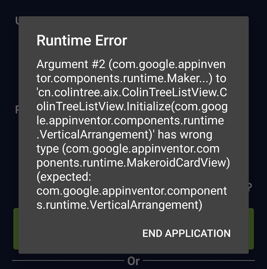 Runtime error when i open my app - Discuss - Kodular Community