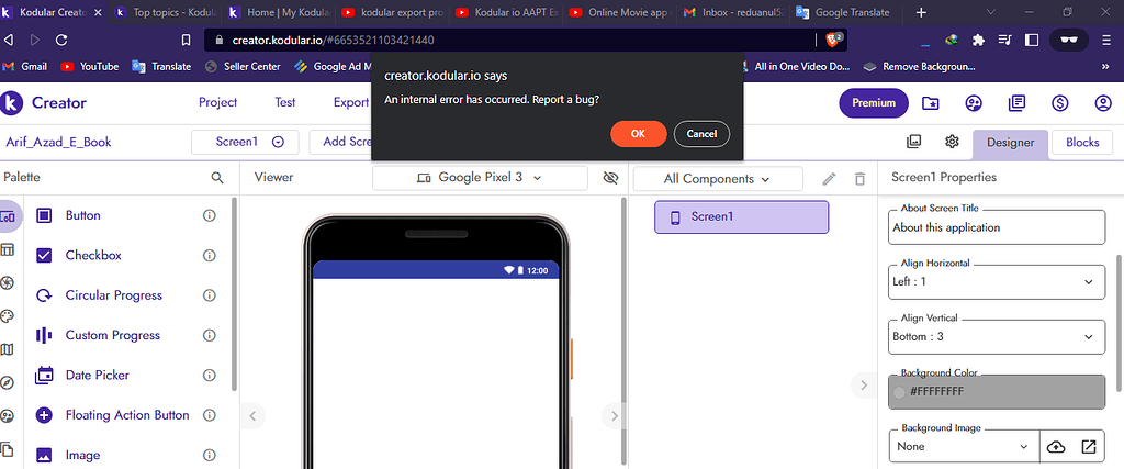 I need Help apk export error problem when i get premium - Discuss - Kodular Community