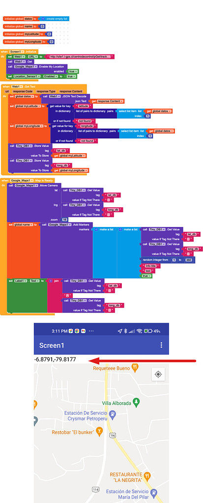 Add marker Google Map with json data - Discuss - Kodular Community