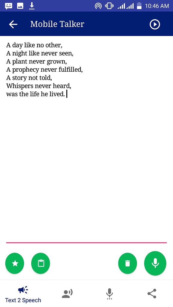 Mobile Talker - Text to Speech & Voice Recognizer (new app) - Koded ...