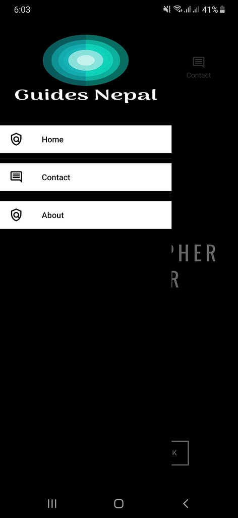 Side Menu Layout Problem - Discuss - Kodular Community