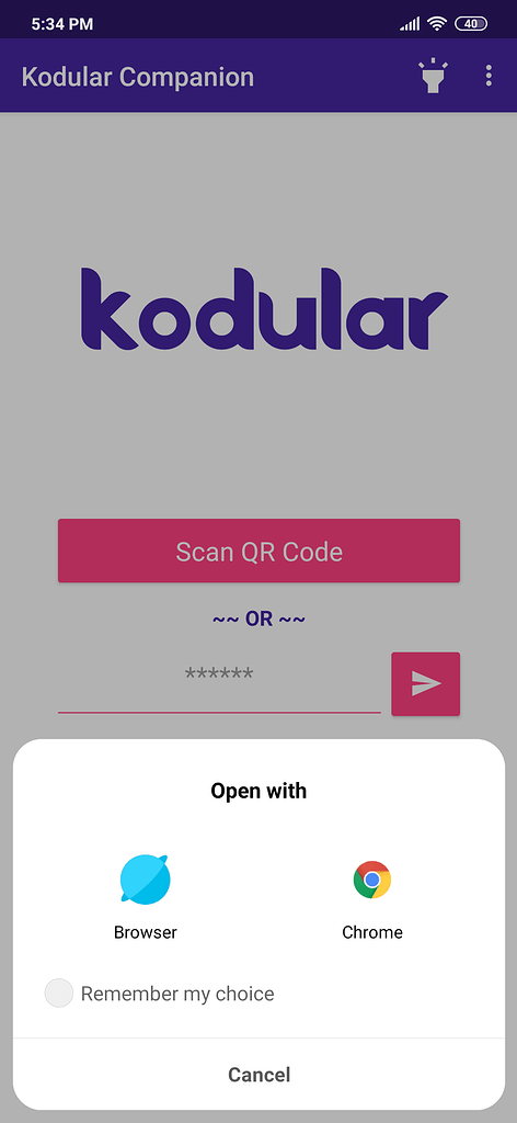 Unable to download application by scanning QR code - Discuss - Kodular ...