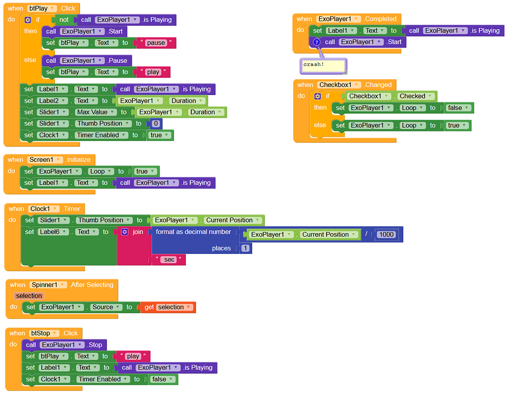 (1) ExoPlayer is no longer looping gapless. (2) App crashes at ExoPlayer.Completed event - Bugs ...