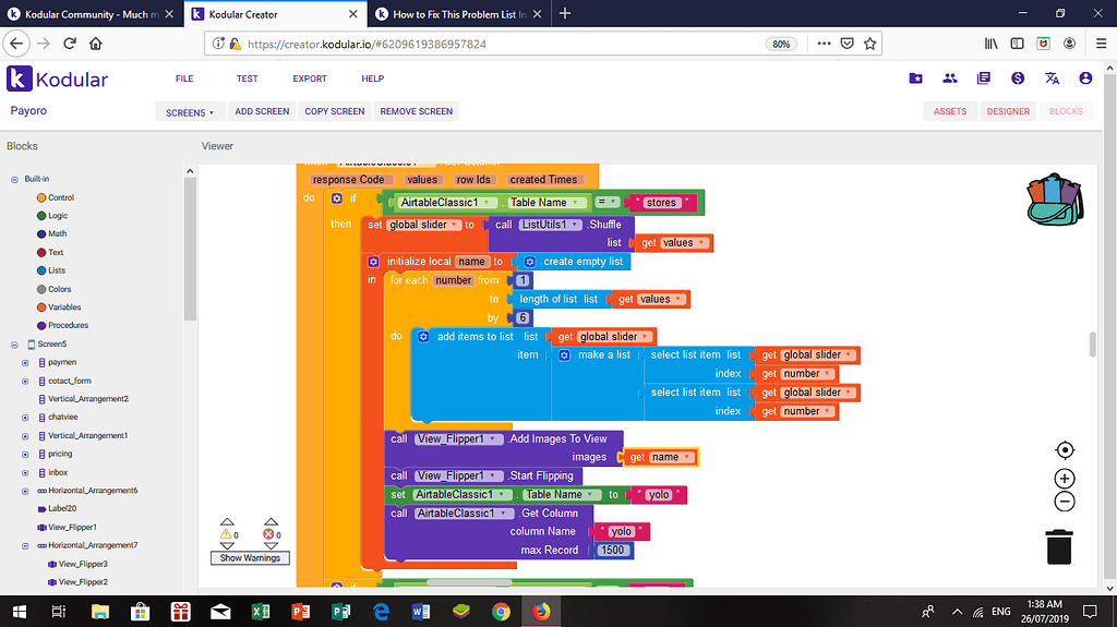 Select lis item too large - Discuss - Kodular Community