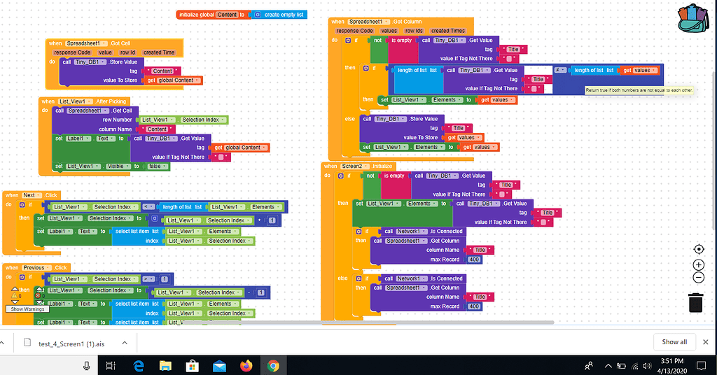How to airtable data to Tinydb after select from listview - Discuss - Kodular Community