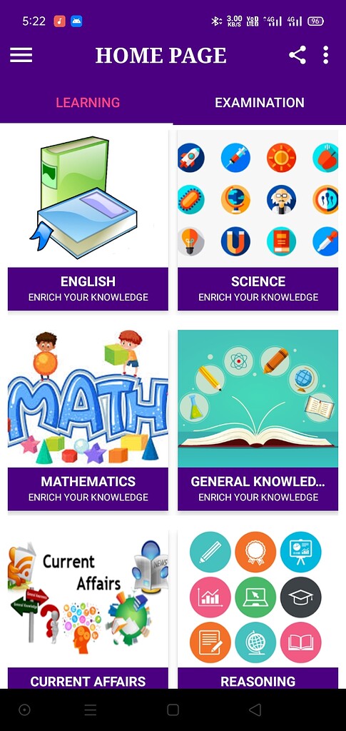 Letest Quiz App Made On Kodular with Modern UI UX Design - Koded Apps ...