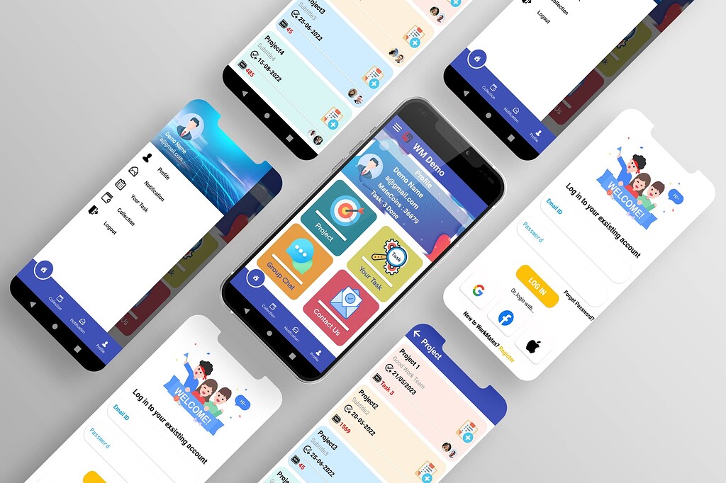 [Paid] Work Management App⛑️Mates + admin apps with many functions ...