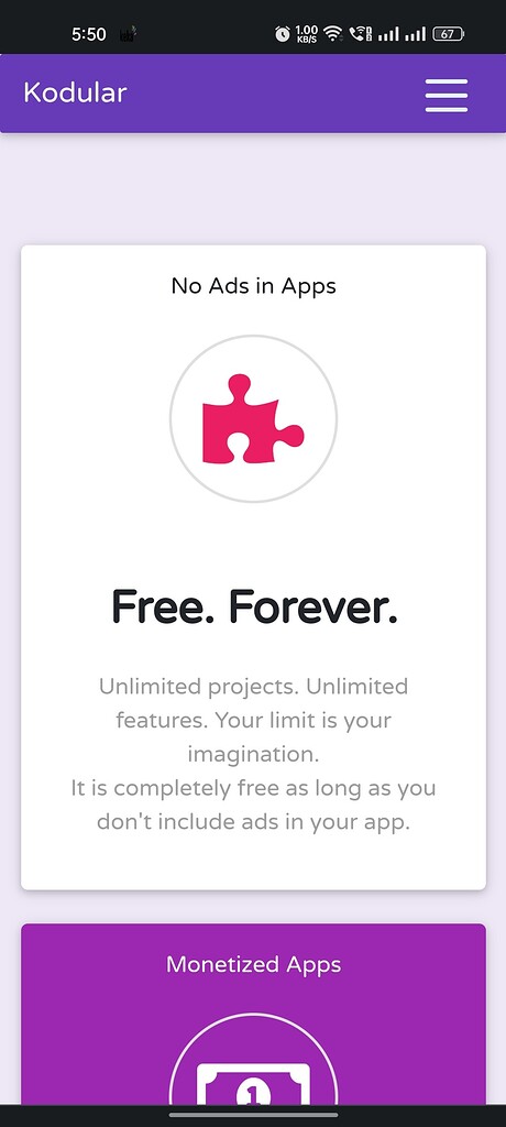 Kodular Request - Kodular is Free. Forever - Feedback - Kodular Community