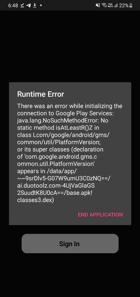 Why this error is coming? - Discuss - Kodular Community
