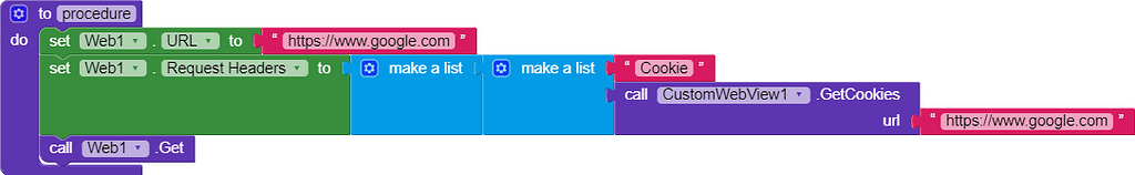 Inject cookies into the web component - Discuss - Kodular Community