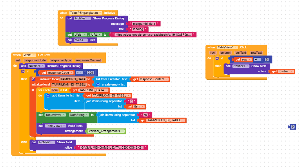 How to show only the last 10 rows in TABLE VIEW - Discuss - Kodular Community