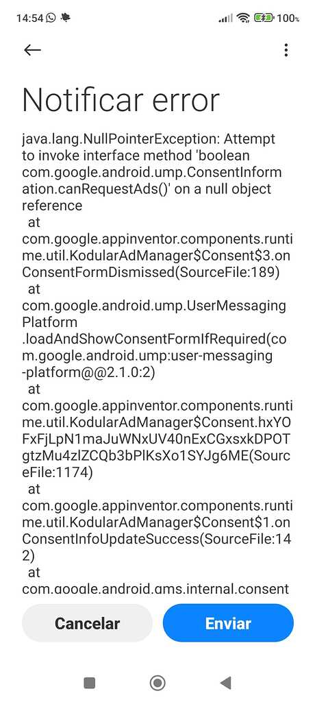 Issue with Apps Crashing After SDK33 Update - Use ads banners - Discuss - Kodular Community