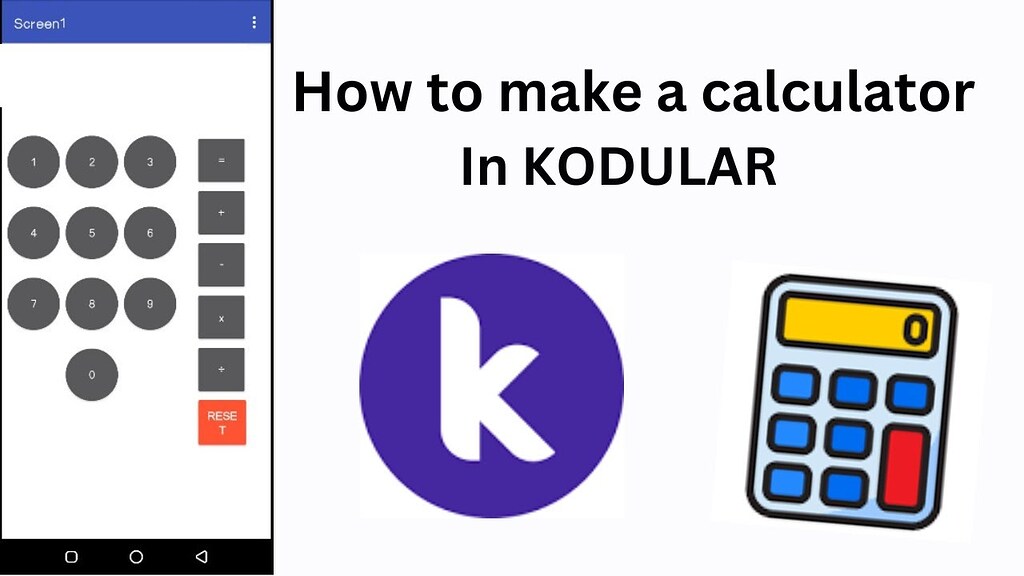 Del Button and % Button in the Calculator - Discuss - Kodular Community