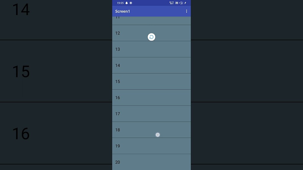 Swipe Refresh Layout : Nested scrolling property bug - Bugs - Kodular Community