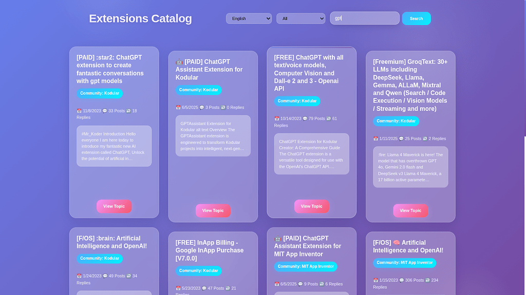 AIX Extensions Catalog: The Open-Source Hub for App Inventor Based Extensions - Extensions ...