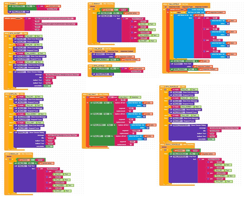 Google Sheets page not found error - Bugs - Kodular Community
