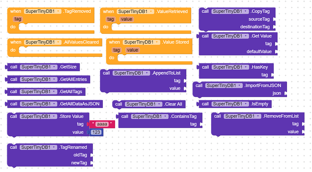 SuperTinyDB Extension [FREE] - Extensions - Kodular Community