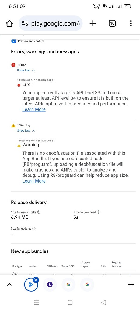 Errors, warnings and messages - Discuss - Kodular Community