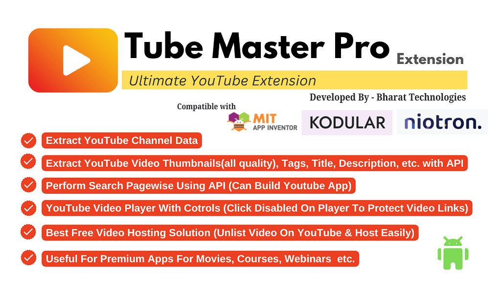 [Paid] YouTube Player & YouTube Data Scraper Extension | Tube Master Pro v.1.0 - Extensions ...