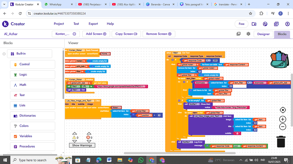 How do I link data in a spreadsheet to Kodular? Please help. Thank you. - Discuss - Kodular ...