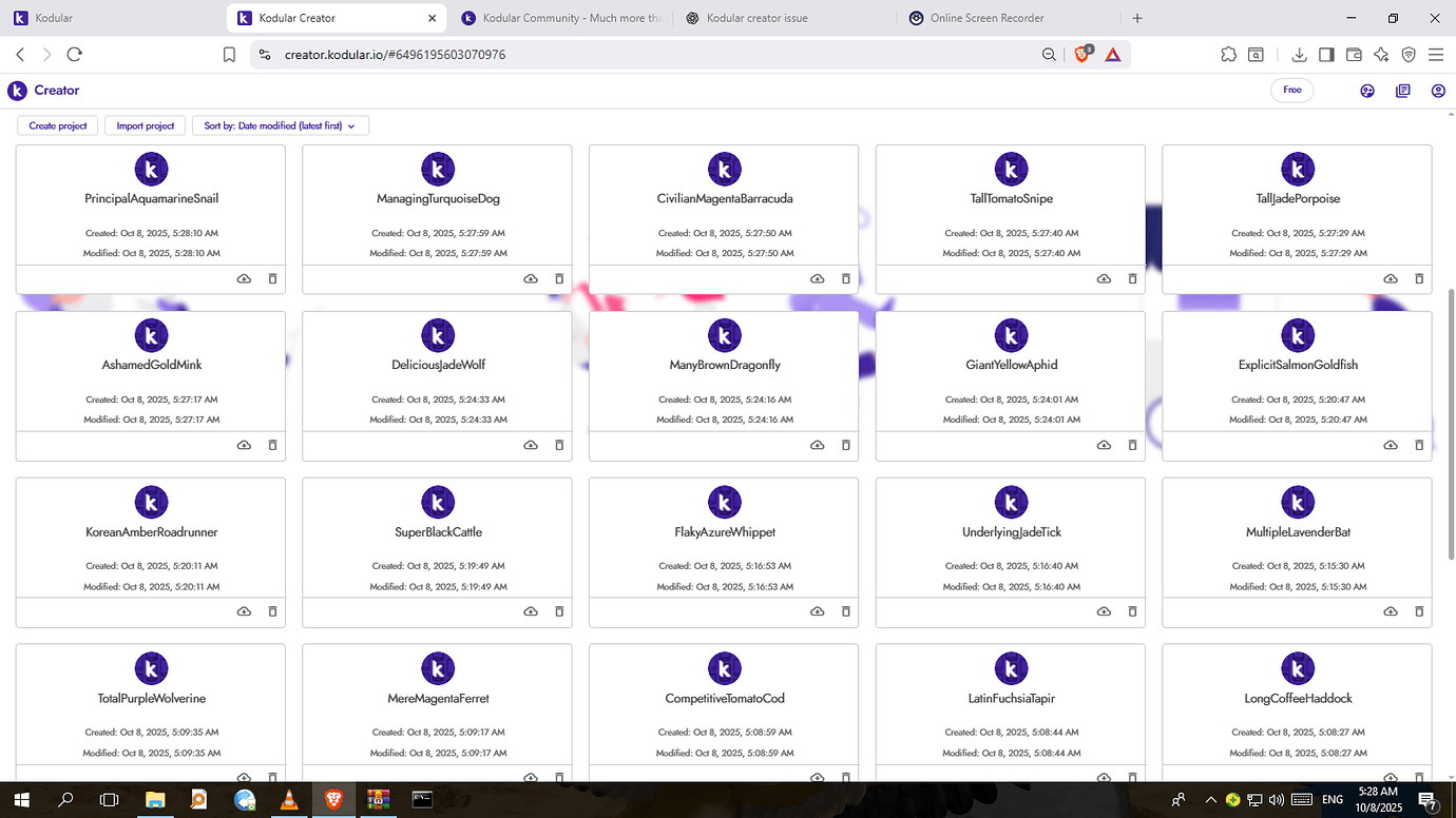 Create App Button Opens Wrong / Unknown Project - Discuss - Kodular Community