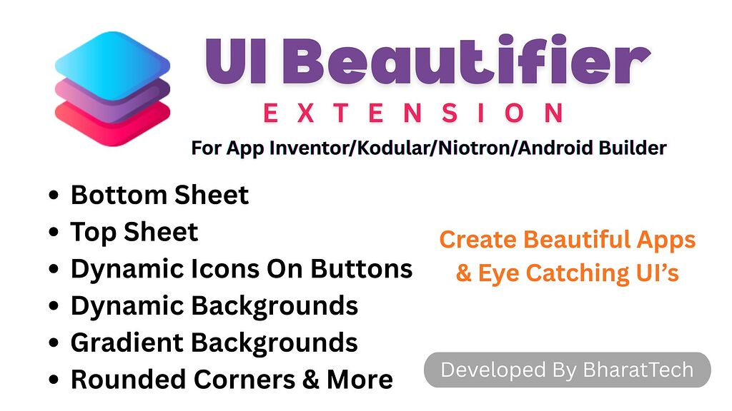 [Paid] UI Beautifer Extension | Create Eye Catching UI’s | Top Sheet ...