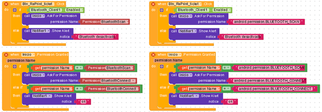 Problems connecting Bluetooth ≤29 - Bugs - Kodular Community