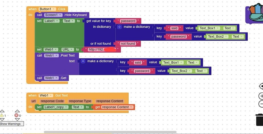 How I can use dictionary to convert json string and stored data in http web - Discuss - Kodular ...