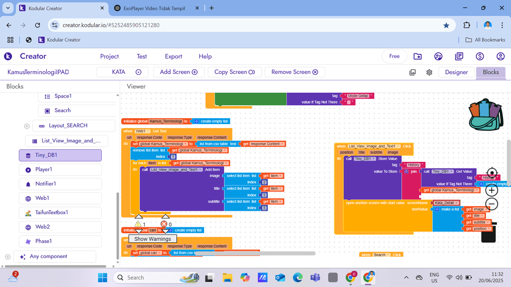 How to save and display click history using TinyDB and ListView Image? - Discuss - Kodular Community