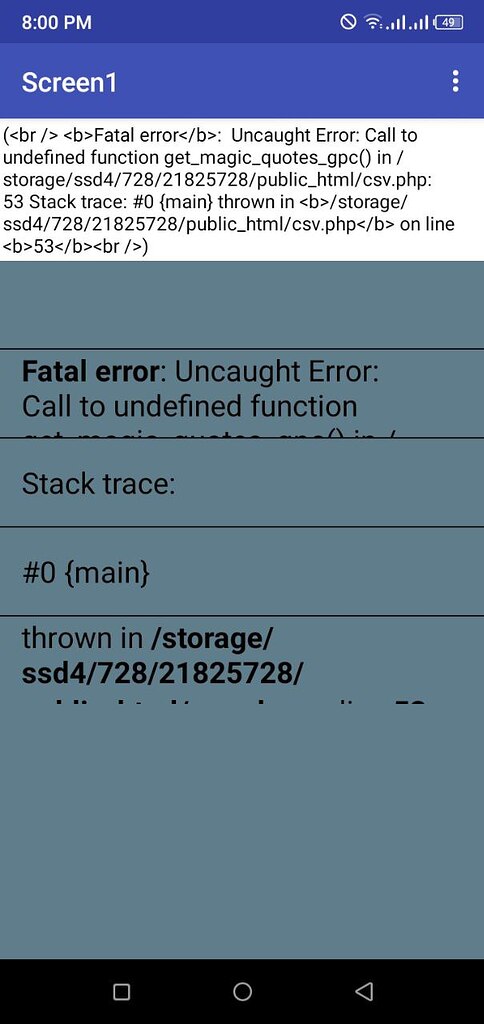 Mysql database error - Discuss - Kodular Community