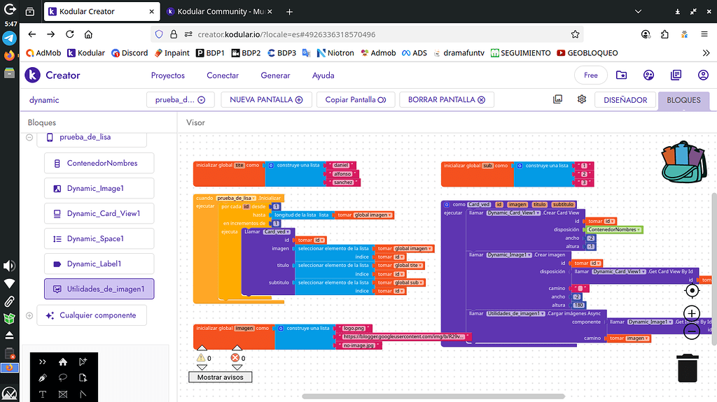 Help dynamic component - Discuss - Kodular Community
