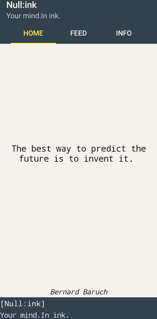 Null:ink-A simple quote app - Koded Apps - Kodular Community