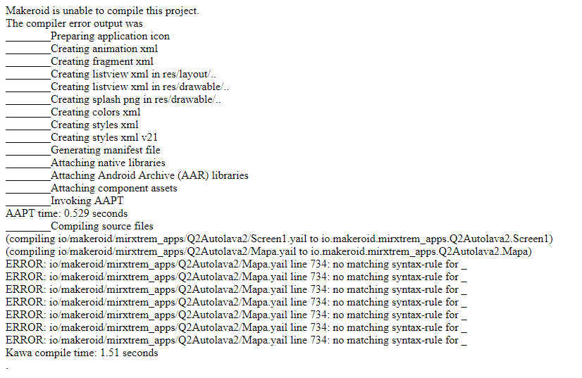 APK not Compile with Web Component Event - Bugs - Kodular Community