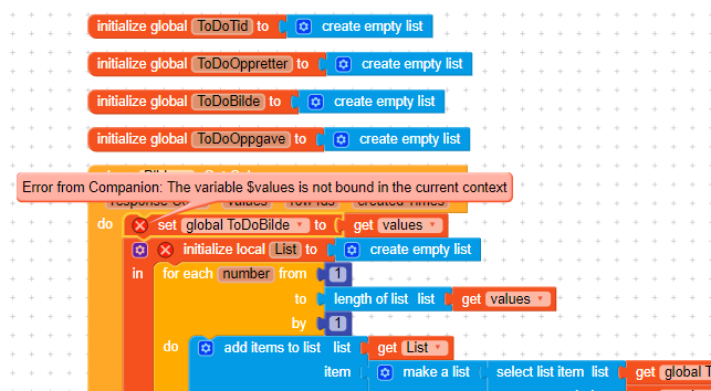 Problems getting data into list and show with ColinTree ListView - Discuss - Kodular Community