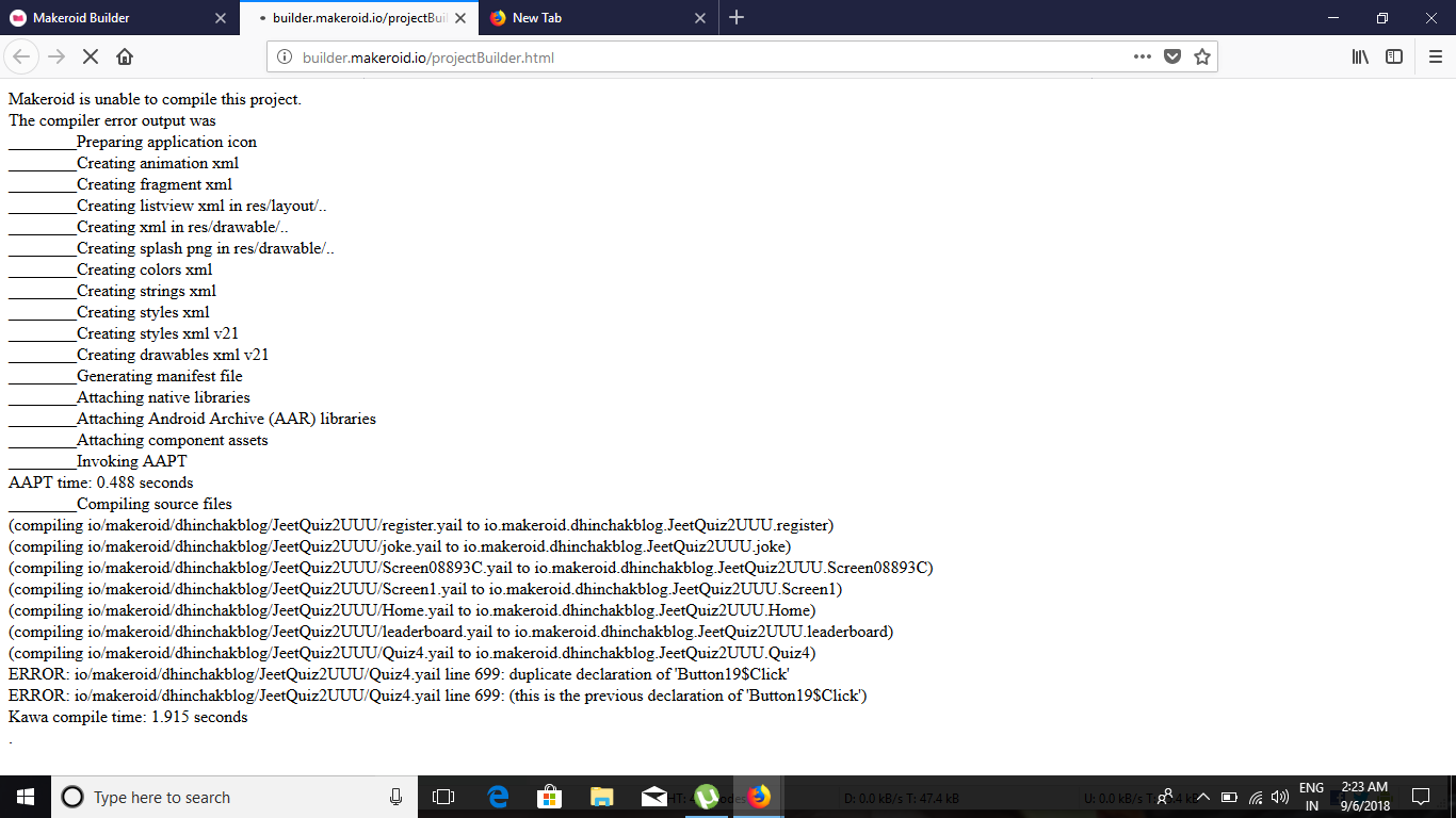 APK Not Build Show this Error - Discuss - Kodular Community