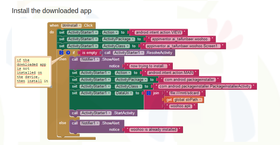 Error installing apk with activity starter - Discuss - Kodular Community