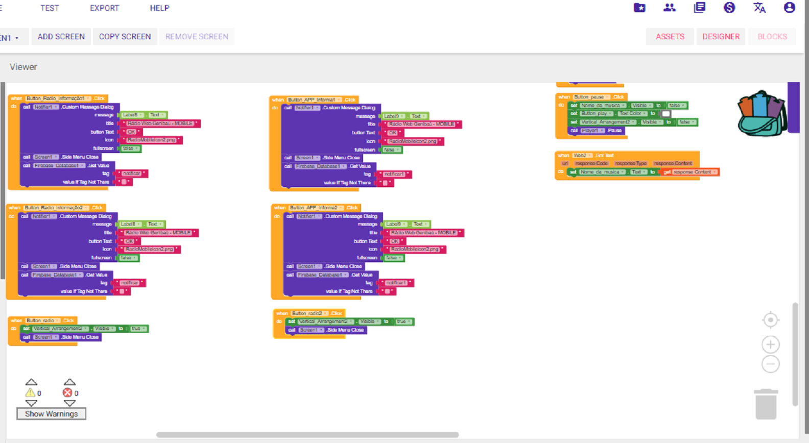 Error: invoke: no method named `AddImagesToView' in class java.lang.Boolean - Discuss - Kodular ...
