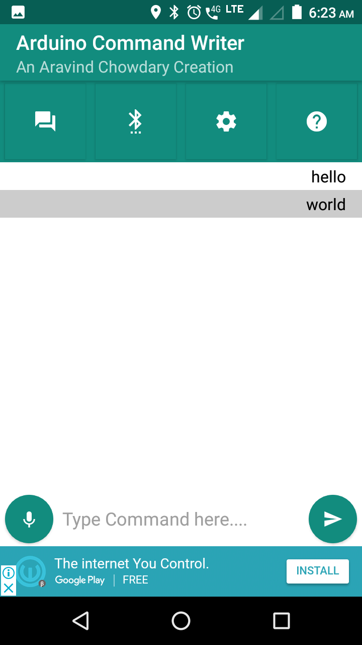 Arduino Serial Command Writer Bluetooth & USB - Kodular Store - Kodular Community