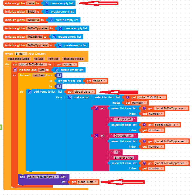 Problems getting data into list and show with ColinTree ListView - Page 2 - Discuss - Kodular ...