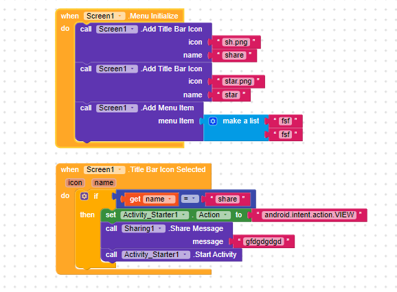 Title bar icon not visible on screen initialize - Discuss - Kodular Community