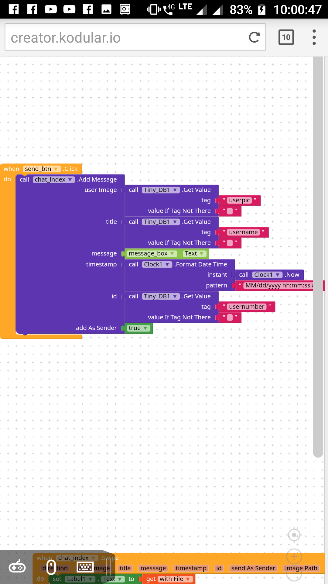 Chat view coding - Discuss - Kodular Community