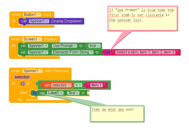 Bug in the Spinner Component - Bugs - Kodular Community