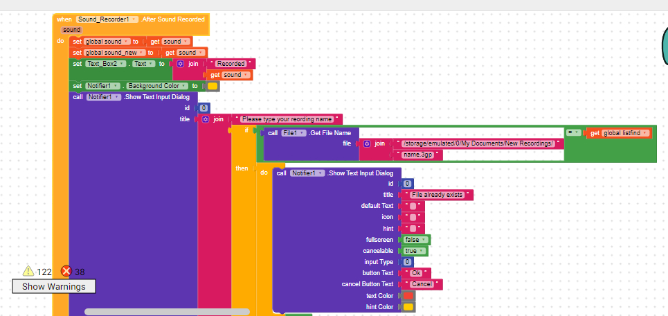 How to use custom input text dialog if then option - Discuss - Kodular ...