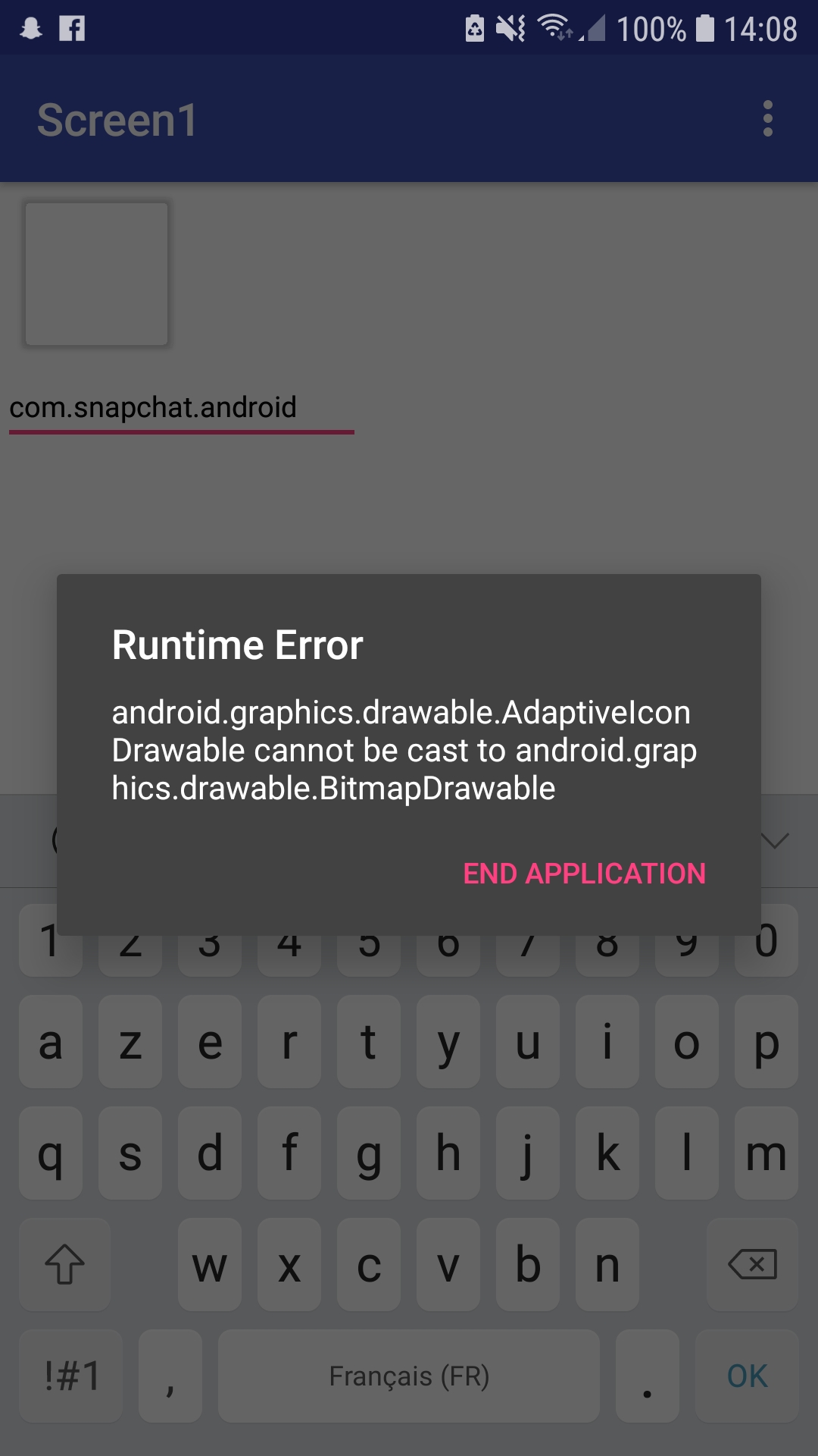 Error while displaying another application's icon - Discuss - Kodular ...