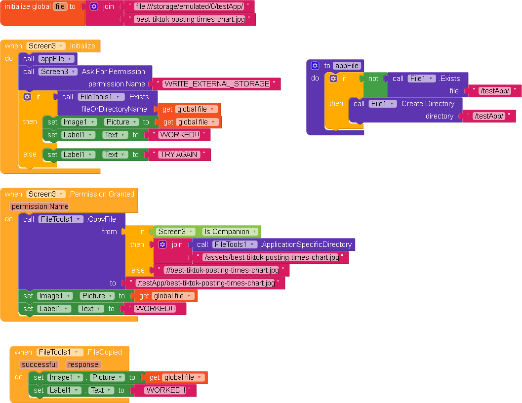 Files from assets to internal storage - Discuss - Kodular Community