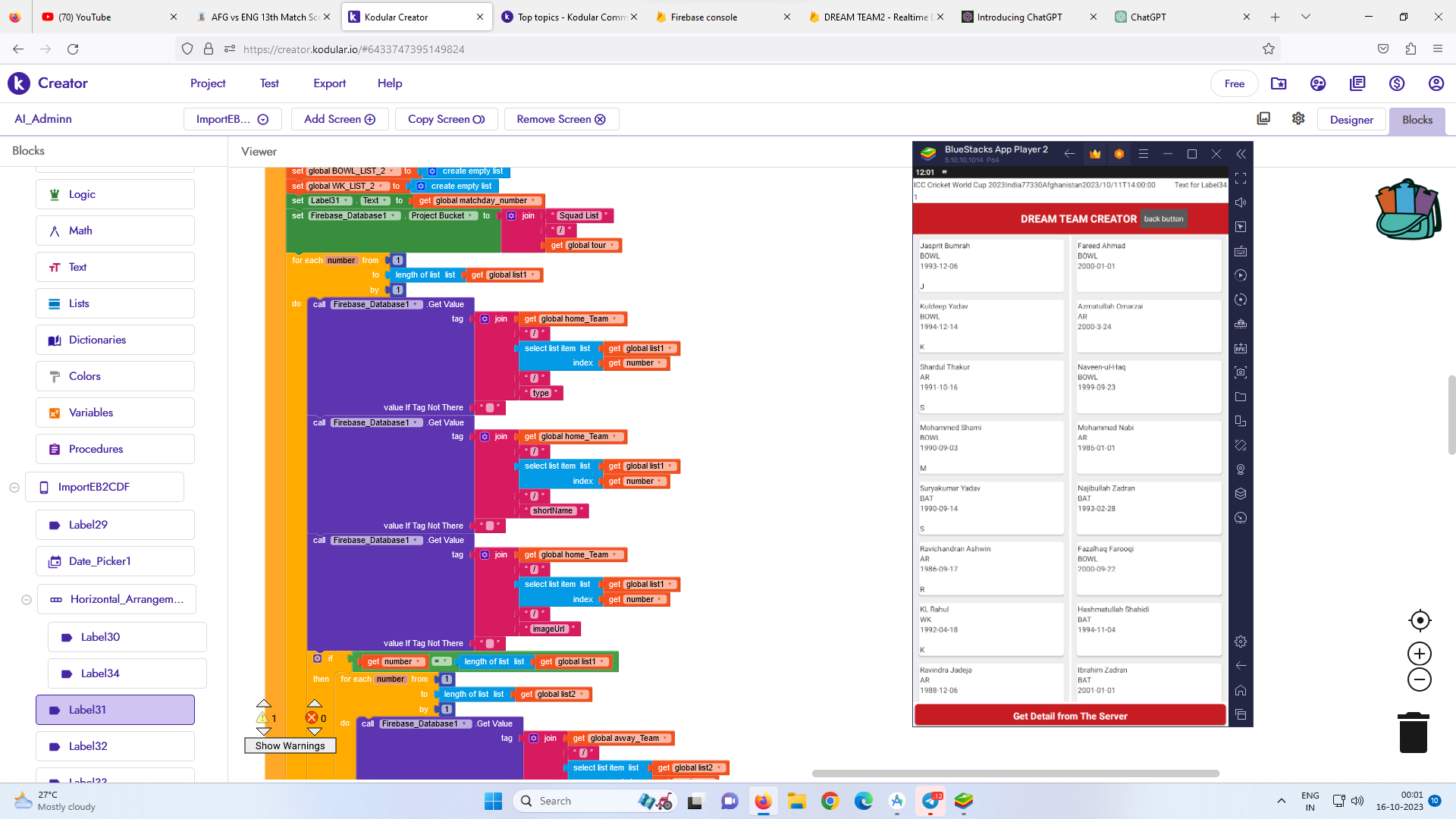 firebase data was incomplet - Discuss - Kodular Community firebase data was incomplet - Discuss - Kodular Community
