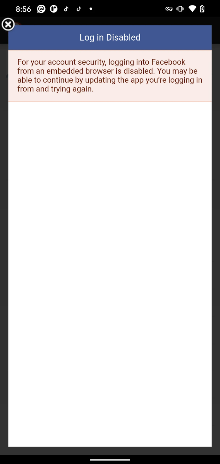 Facebook login - Webview - Discuss - Kodular Community